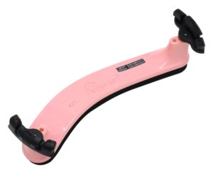 everest light pink spring collection size (4/4) violin adjustable shoulder rest