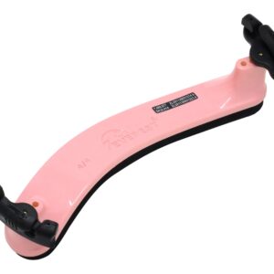 Everest Light Pink Spring Collection Size (4/4) Violin Adjustable Shoulder Rest