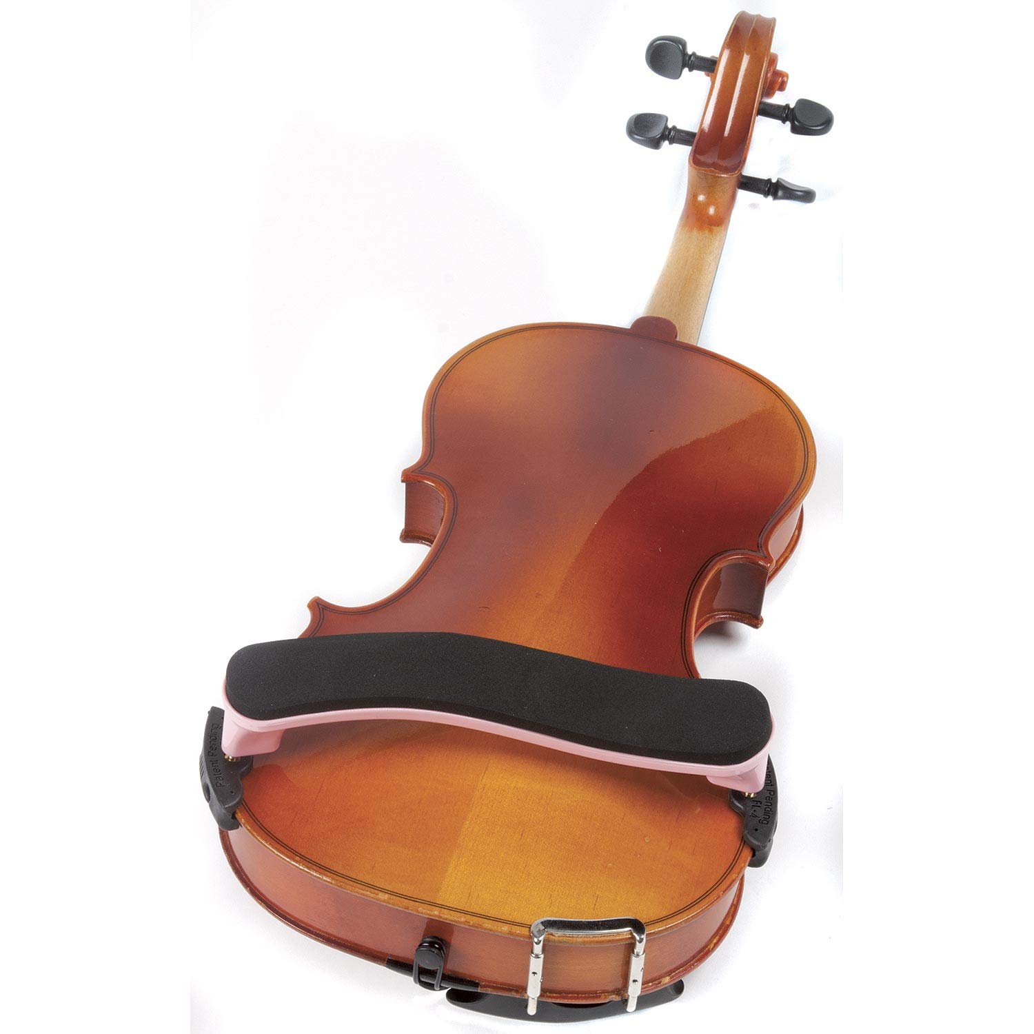 Everest Light Pink Spring Collection Size (4/4) Violin Adjustable Shoulder Rest