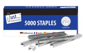 just stationery no26 staples in cdu (box of 5000)