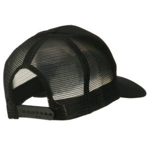 e4Hats.com California State Flag Patched Twill Mesh Cap - Black OSFM