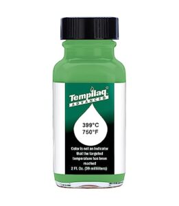 tempil 24423- tempilaq advanced tl060 temperature indicating liquid, 399 degree c/750 degree f, 2 oz.ideal for heat treating, brass annealing, and glass production, made in usa