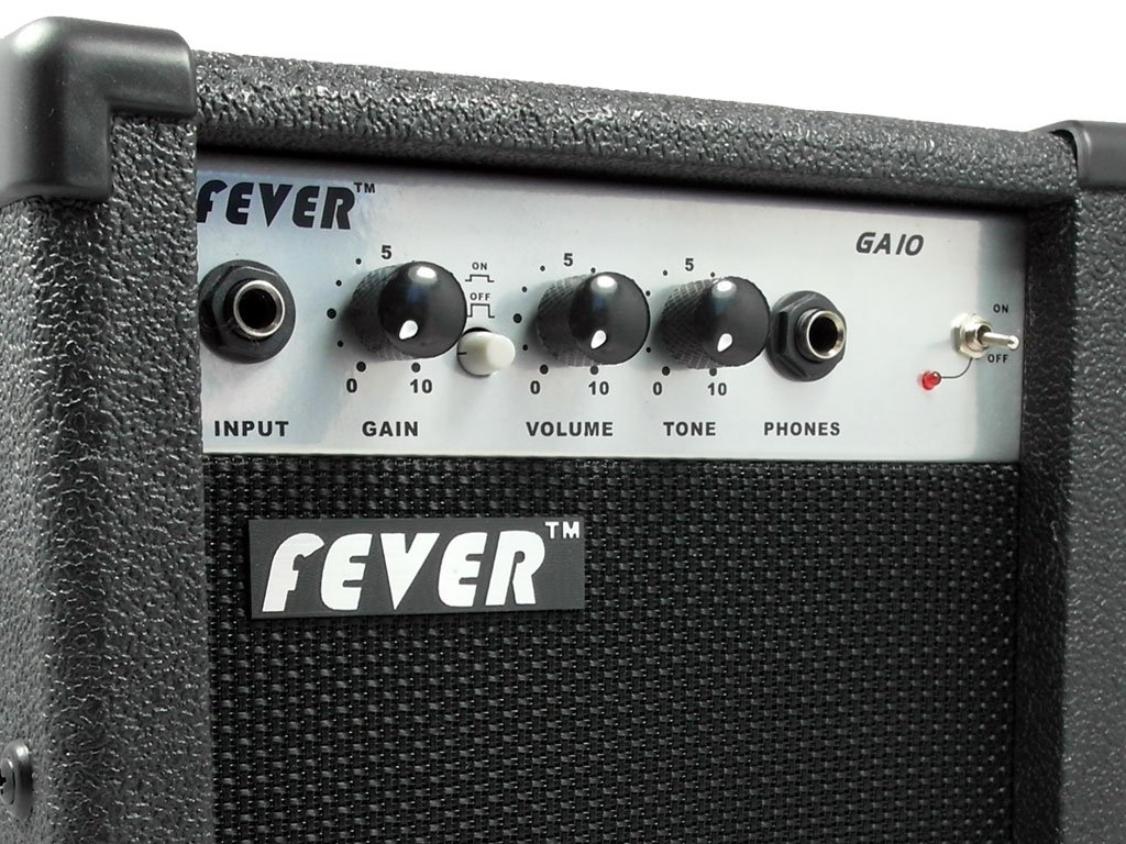 Fever GA-10 10 Watts Guitar Combo Amplifier with Overdrive Distortion Switch