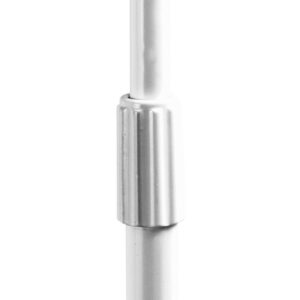 On-Stage MS7801W Telescoping Microphone Boom Stand, White