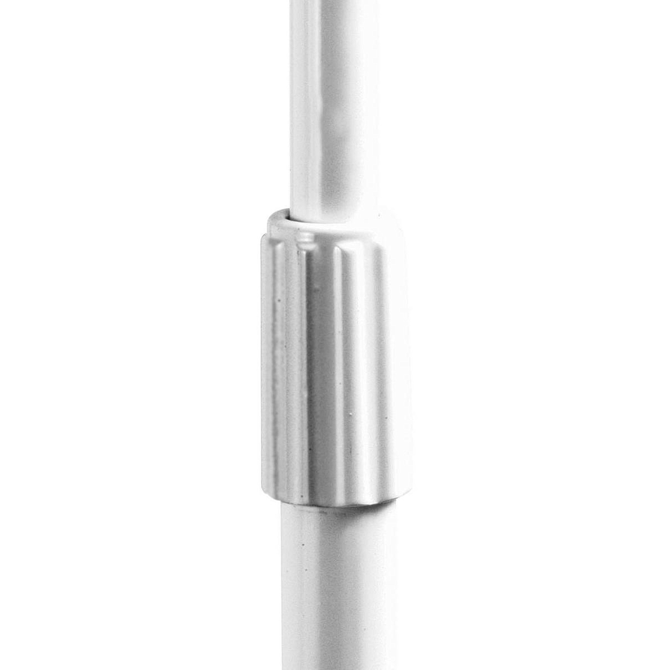 On-Stage MS7801W Telescoping Microphone Boom Stand, White