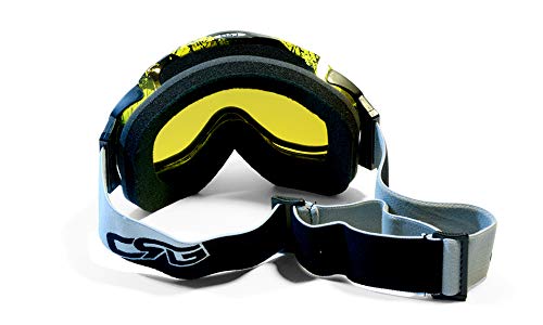 CRG Sports Ski Goggles, Anti Fog Double Lens Snow Goggles, UV Protection Snowboard Goggles for Men,Women,Adults,Youths