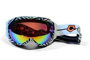 crg sports ski goggles, anti fog double lens snow goggles, uv protection snowboard goggles for men,women,adults,youths