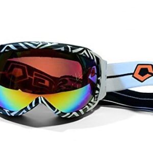 CRG Sports Ski Goggles, Anti Fog Double Lens Snow Goggles, UV Protection Snowboard Goggles for Men,Women,Adults,Youths