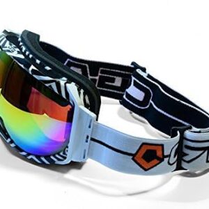 CRG Sports Ski Goggles, Anti Fog Double Lens Snow Goggles, UV Protection Snowboard Goggles for Men,Women,Adults,Youths