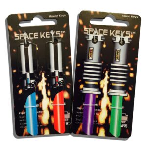 set of 4 saber shaped space keys™ - weiser wr5 wr3