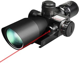 cvlife 2.5-10x40e red & green illuminated scope with 20mm mount