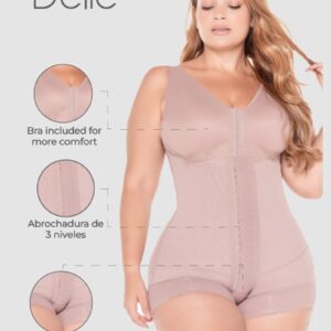 DELIÉ High Compression 086 Shapewear Tummy Control Fajas Colombianas Moldeadoras Extra Firm Shaper for Women