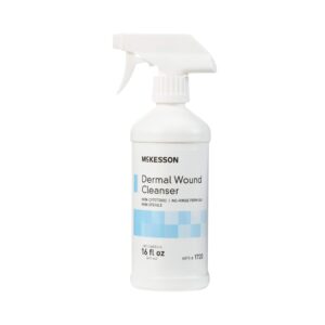 mckesson dermal wound cleanser, non-cytotoxic, rinse-free, non-sterile,16 oz, 1 count