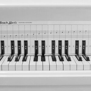 Practice Keyboard & Note Chart for Behind the Piano Keys