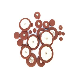 Andoer Saxophone Sax Leather Pads Replacement (for Alto Saxophone)