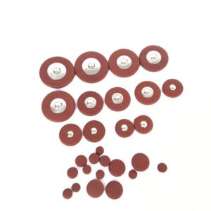 Andoer Saxophone Sax Leather Pads Replacement (for Alto Saxophone)