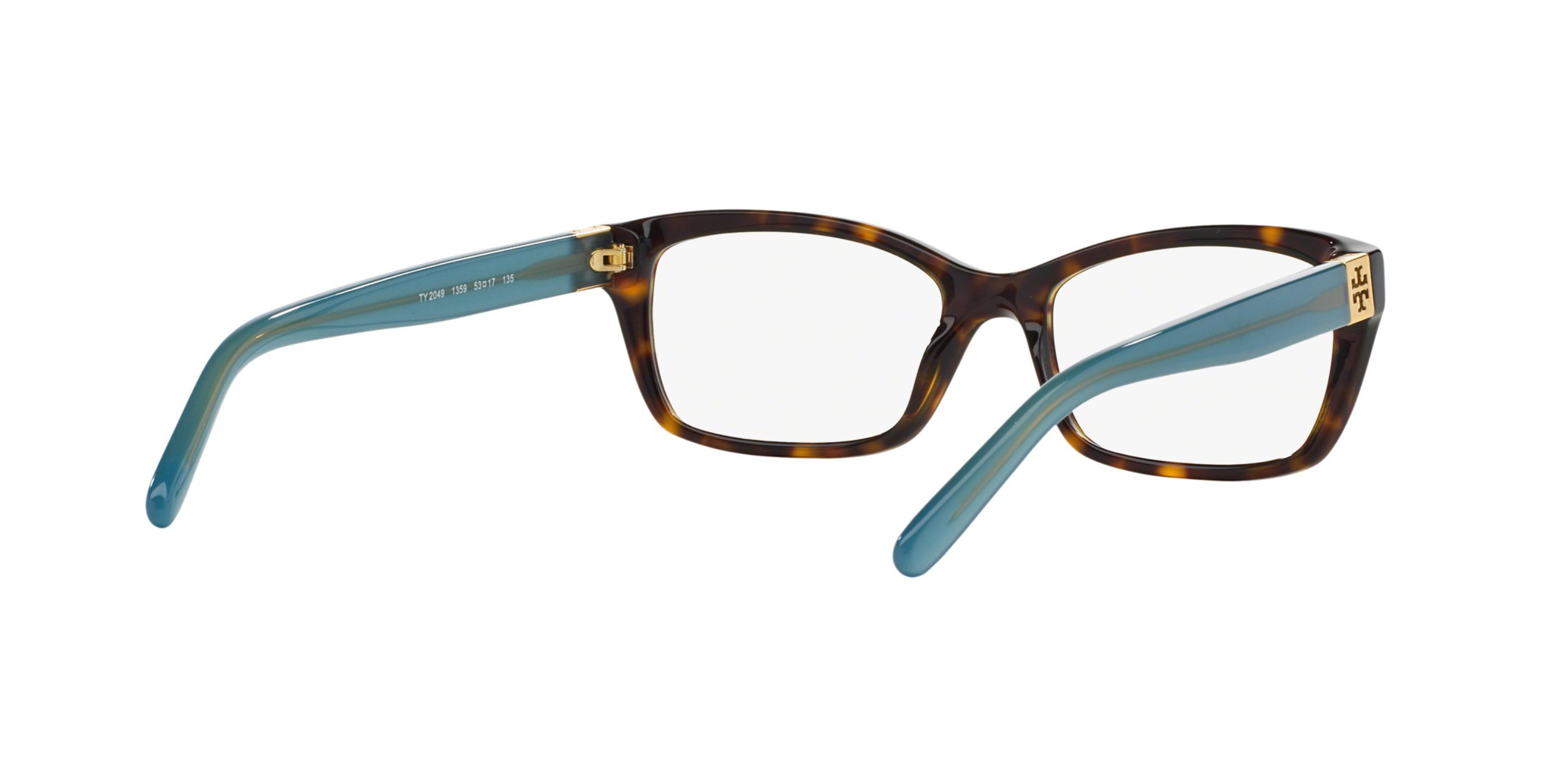 Tory Burch TY2049 Eyeglass Frames 1359-51 - Tortoise Milky Fountain TY2049-1359-51