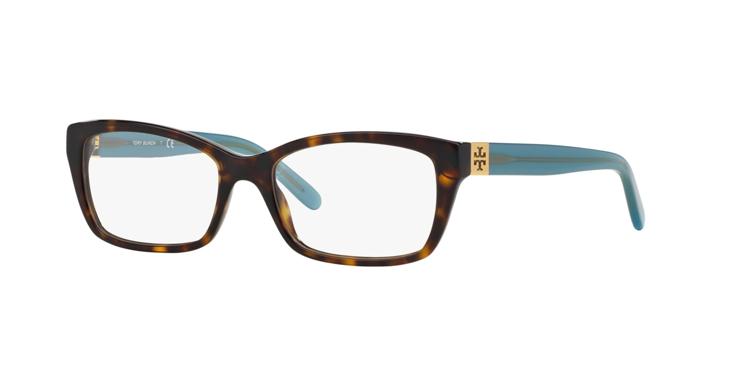 Tory Burch TY2049 Eyeglass Frames 1359-51 - Tortoise Milky Fountain TY2049-1359-51