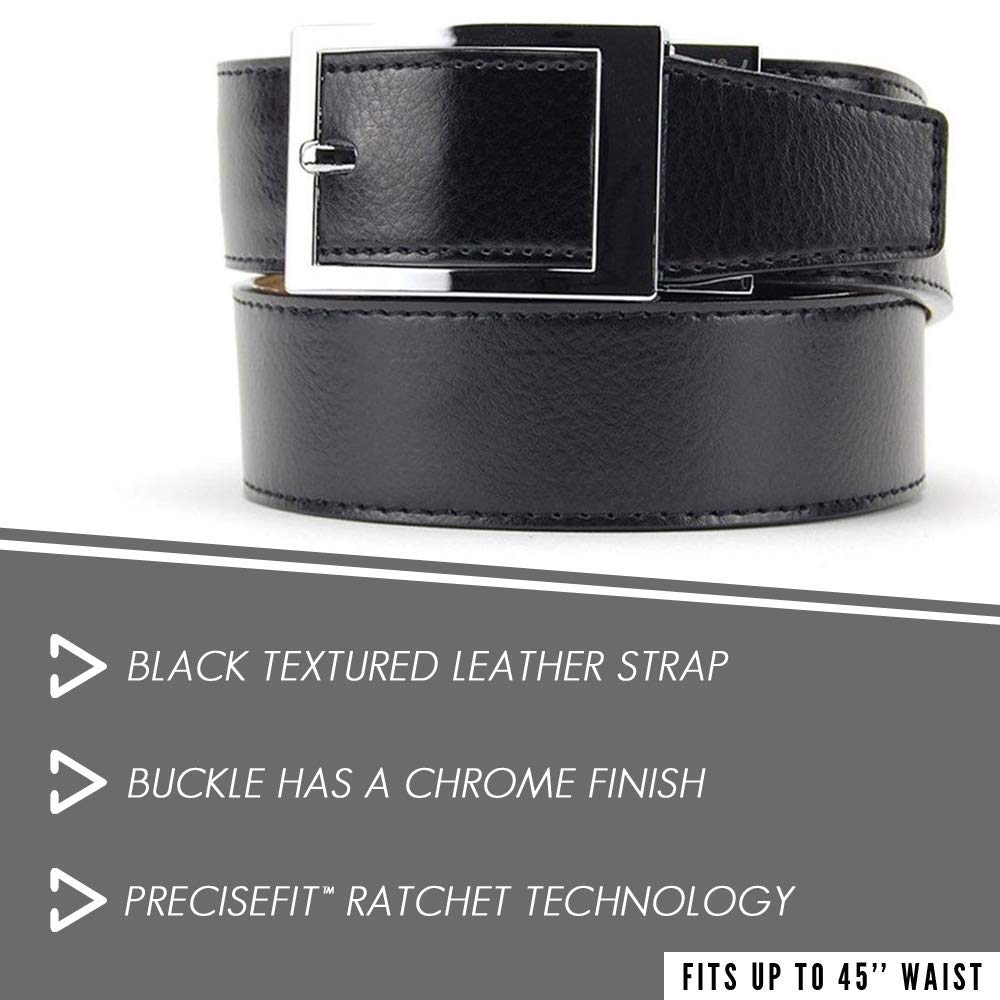 Classic Ebony, 1 3/8" Strap, Dress Belt