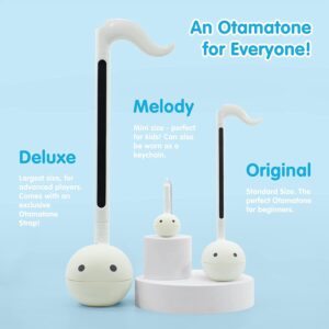 Otamatone Deluxe [English Manual] Electronic Musical Instrument Synthesizer from Japan by Cube/Maywa Denki, White