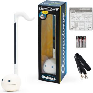 Otamatone Deluxe [English Manual] Electronic Musical Instrument Synthesizer from Japan by Cube/Maywa Denki, White