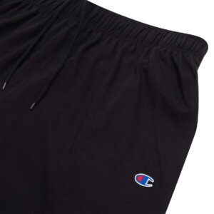 Champion Men's Big & Tall Closed Bottom Jersey Pant, Black, 4X