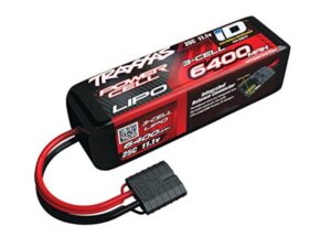 traxxas 6400mah 11.1v 3-cell 25c lipo battery