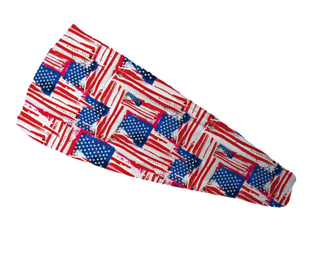 Bondi Band Old Glory Moisture Wicking 4" Headband