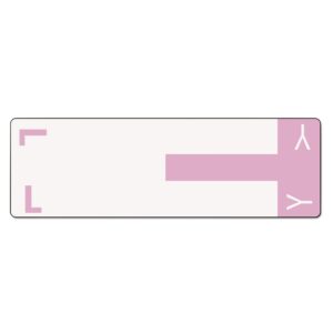 smead alphaz ncc color-coded labels, letters l&y, lavender, 100 labels per pack (67163)