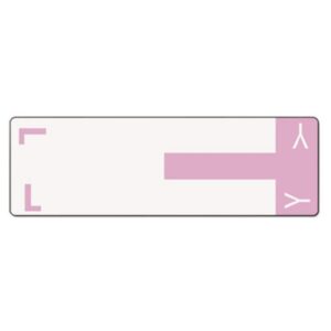 Smead AlphaZ NCC Color-Coded Labels, Letters L&Y, Lavender, 100 Labels per Pack (67163)