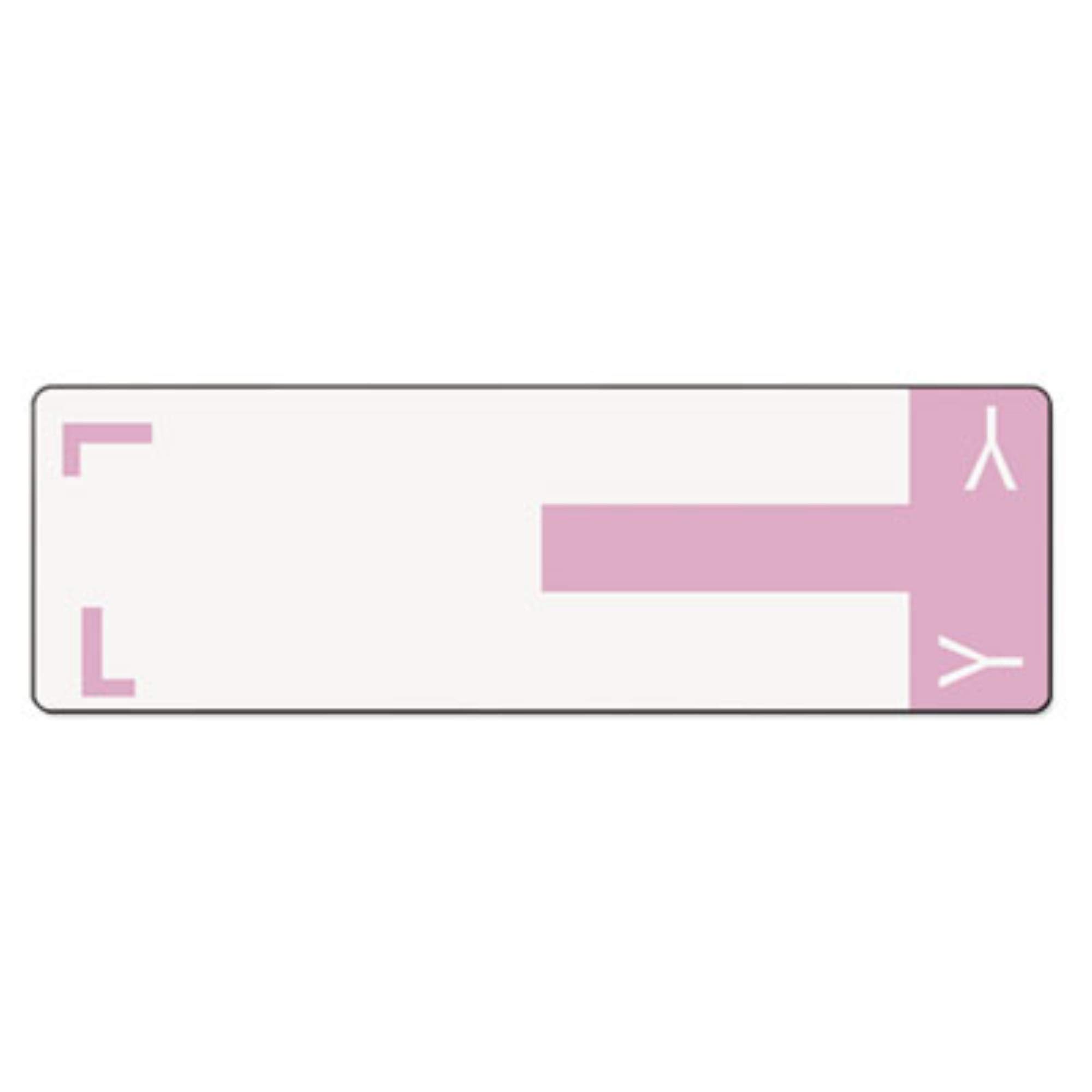 Smead AlphaZ NCC Color-Coded Labels, Letters L&Y, Lavender, 100 Labels per Pack (67163)