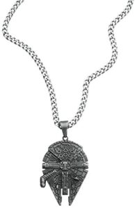 star wars millenium falcon pendant necklace