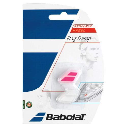 BABOLAT Unisex's Flag Damp X 2 Vibration Dampener, Black/Neon/Red, One Size