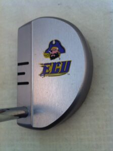 east carolina pirates logo golf players performance right handed putter