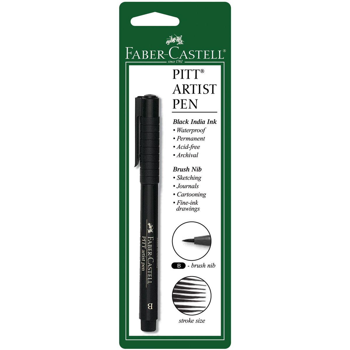 Faber-Castel Pitt Artist Pen Brush, Black