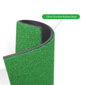 TRUEDAYS Golf Mat - Artificial Turf Golf Mat with Non-Slip Foam - 12“ x 24“ Golf Hitting Mat for Indoor and Outdoor Practice (Includes Rubber Tee Holder and Tees)