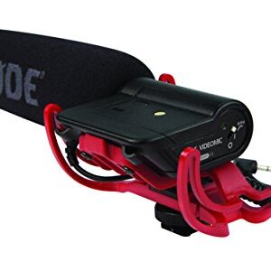 Rode VideoMic Microphone Pack with Rycote Lyre Mount, Boom Pole, Screw Adapter and Extension Cable