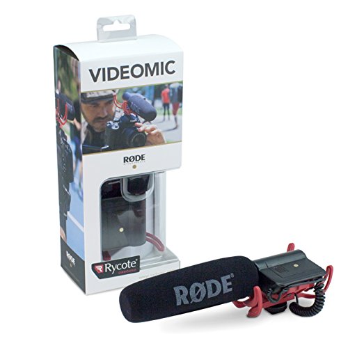 Rode VideoMic Microphone Pack with Rycote Lyre Mount, Boom Pole, Screw Adapter and Extension Cable