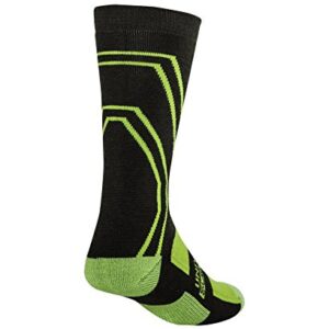 Under Armour Men's Scent Control Cushion Crew Socks, Rifle Green/Velocity Green, Medium