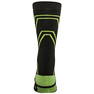 Under Armour Men's Scent Control Cushion Crew Socks, Rifle Green/Velocity Green, Medium