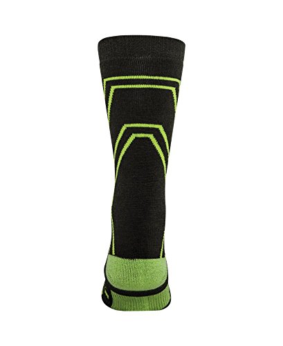 Under Armour Men's Scent Control Cushion Crew Socks, Rifle Green/Velocity Green, Medium