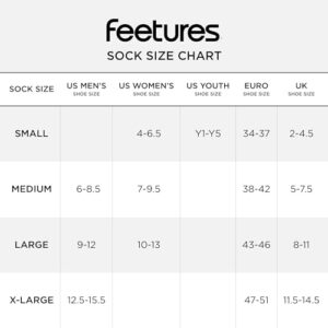 Feetures High Performance Max Cushion Ankle Sock - No Show Socks for Women & Men with Heel Tab - Heather Gray, L (1 Pair)