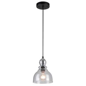 westinghouse lighting 6100800 fiona mini pendant, 1 light, black