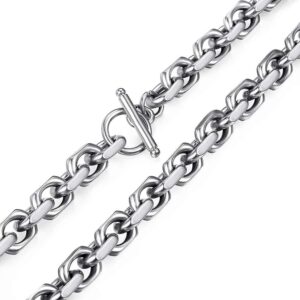 Trendsmax Mens Womens Stainless Steel Necklace Cable Rolo Link Chain 18 inch