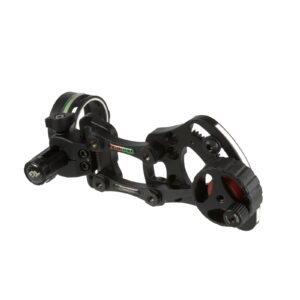 TRUGLO RANGE-ROVER Series Single-Pin Moving Bow Sight, Black, Left-Handed, .019" Pin, Toolless Micro-Adjustable Windage