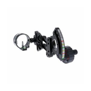 truglo range-rover series single-pin moving bow sight, black, left-handed, .019" pin, toolless micro-adjustable windage