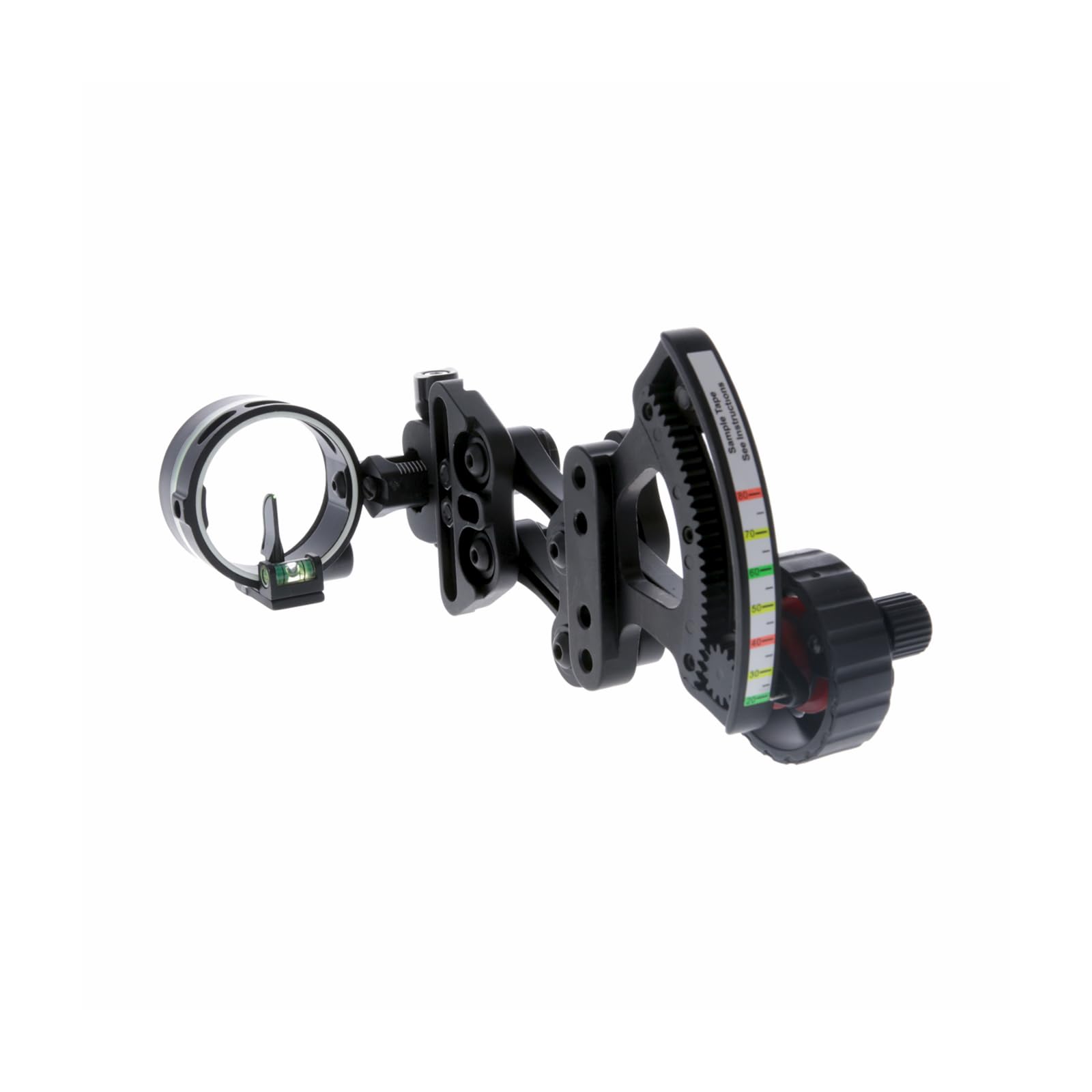 TRUGLO RANGE-ROVER Series Single-Pin Moving Bow Sight, Black, Left-Handed, .019" Pin, Toolless Micro-Adjustable Windage