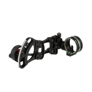 TRUGLO RANGE-ROVER Series Single-Pin Moving Bow Sight, Black, Left-Handed, .019" Pin, Toolless Micro-Adjustable Windage