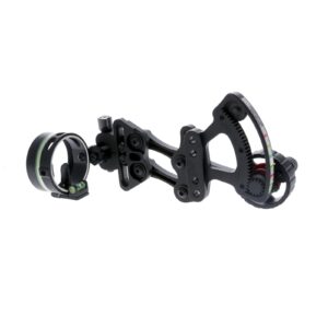 TRUGLO RANGE-ROVER Series Single-Pin Moving Bow Sight, Black, Left-Handed, .019" Pin, Toolless Micro-Adjustable Windage