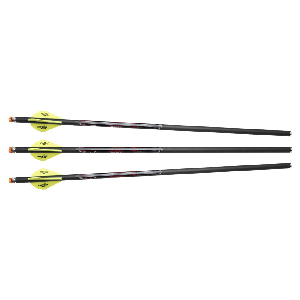 Excalibur Quill Illuminated Arrows (Pack of 3), Black, 16.5"